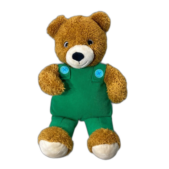 Toys | Kohls Cares Corduroy Teddy Bear Green Overalls Plush Stuffed ...